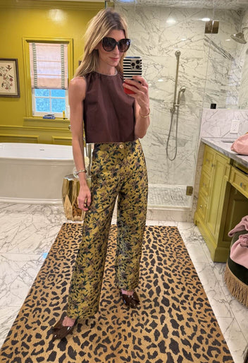 Le Culottes Full Length - Waldorf Floral Jacquard – BURU