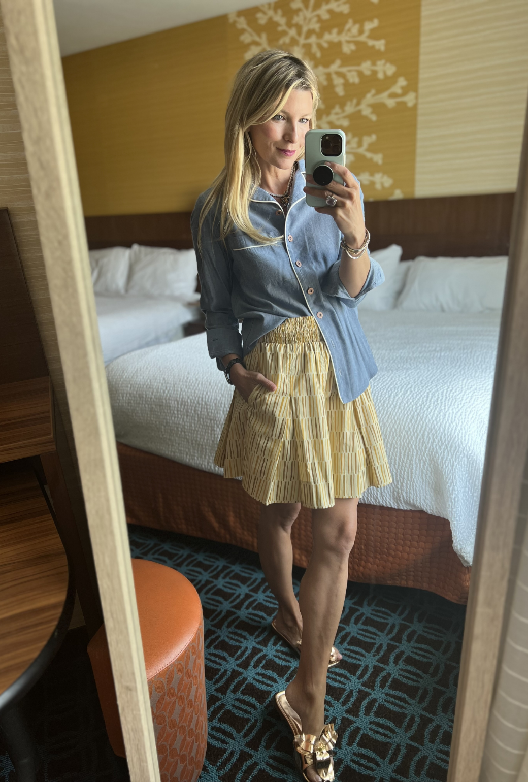 Smocked MINI Skirt - Matchstick – BURU