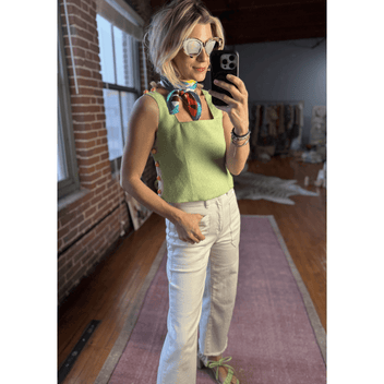 High Rise Sailor Jeans - Off White – BURU