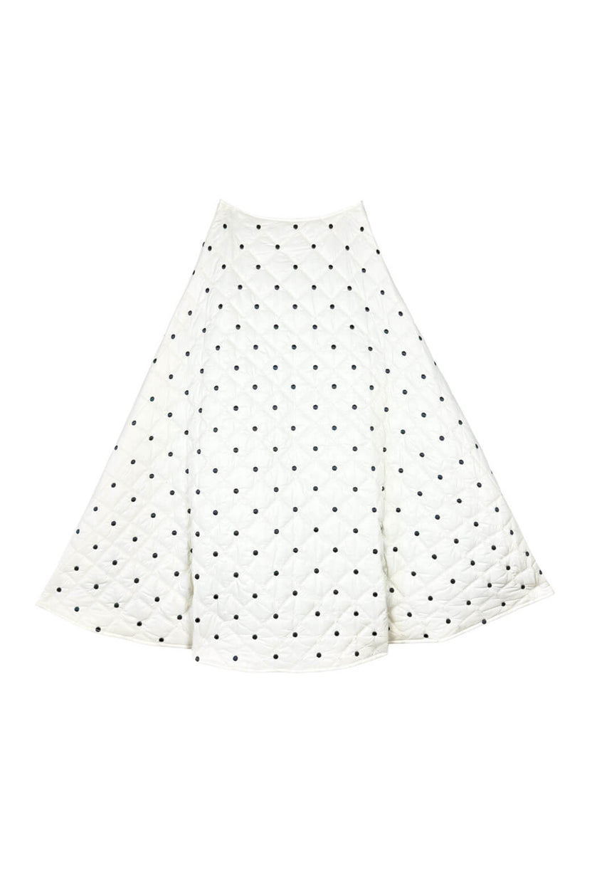 SAMPLE - The Aprés Skirt - Ivory Puffer – BURU